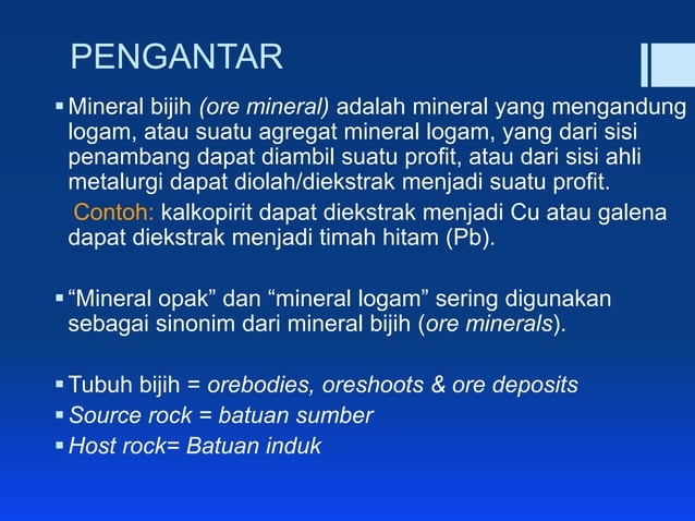 KLASIFIKASI ENDAPAN MINERAL.pptx