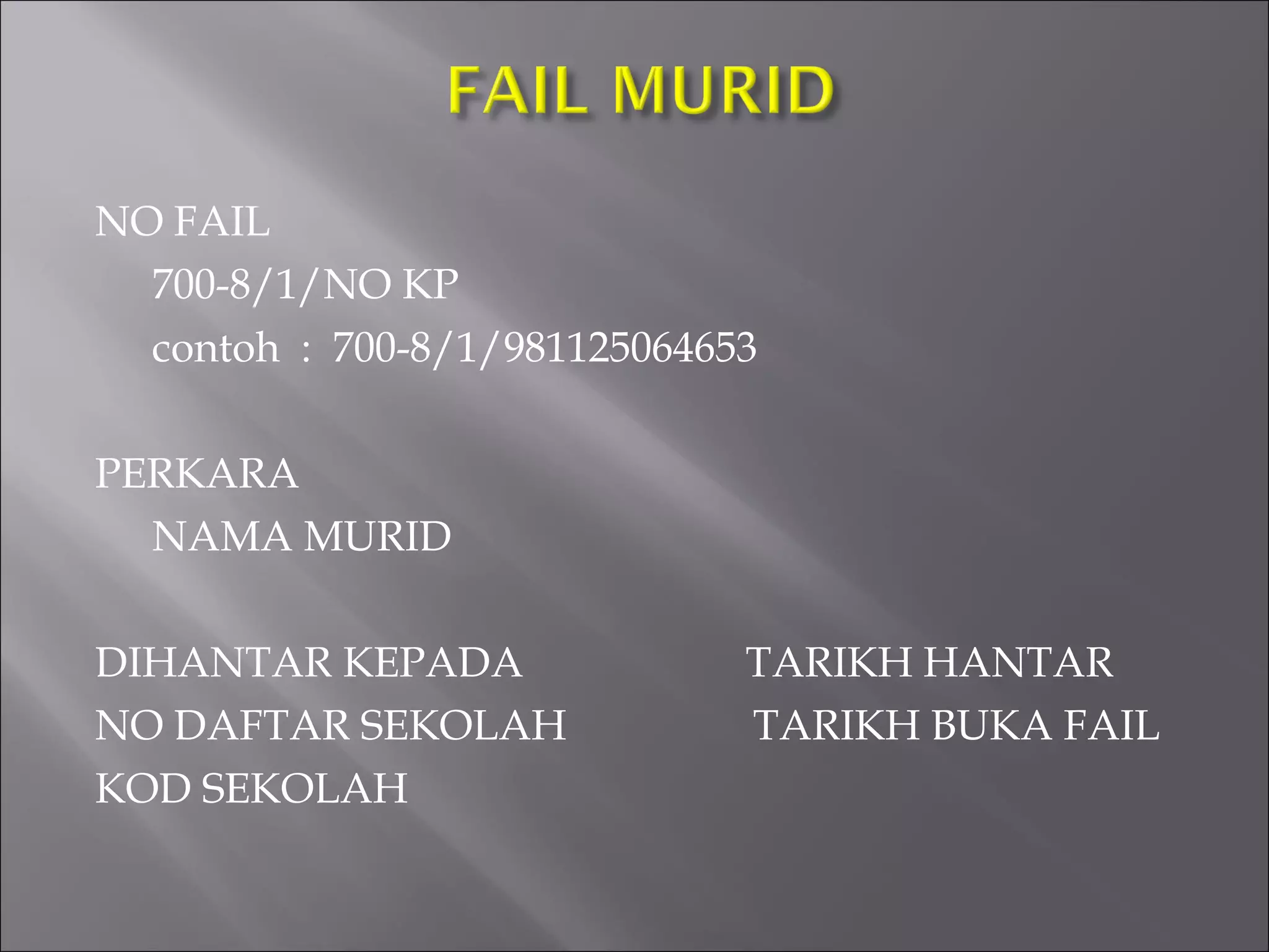 Klasifikasi fail sekolah sekolah negeri pahang | PPT