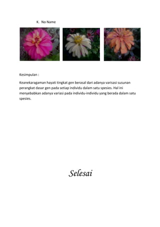 Klasifikasi gen | DOCX