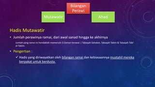 Klasifikasi Hadis | PDF