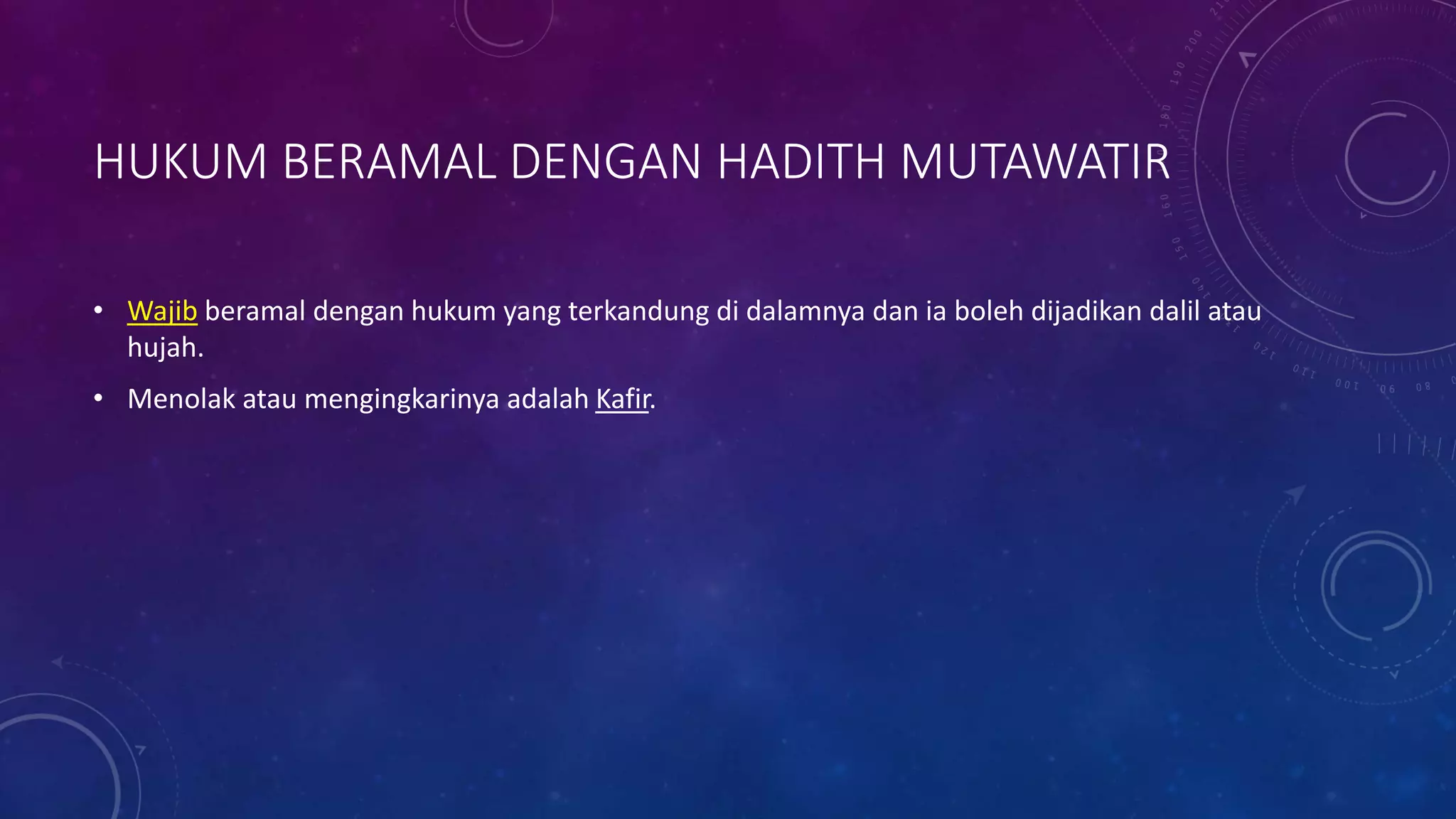 Ulum Hadis: Klasifikasi Hadis | PPTX