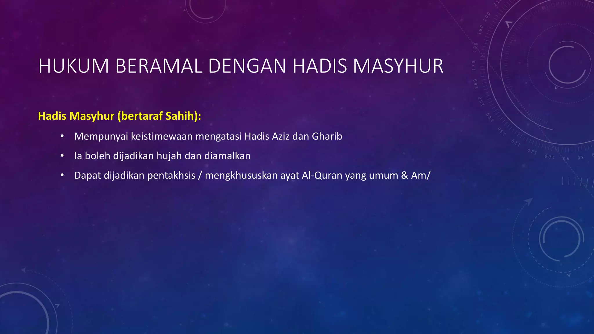 Ulum Hadis: Klasifikasi Hadis | PPTX