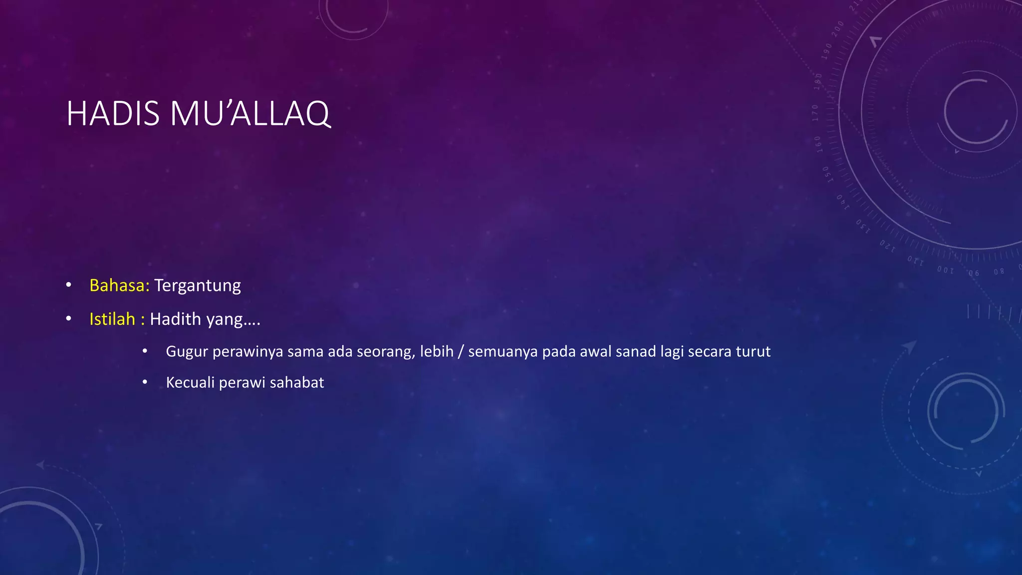 Ulum Hadis: Klasifikasi Hadis | PPTX