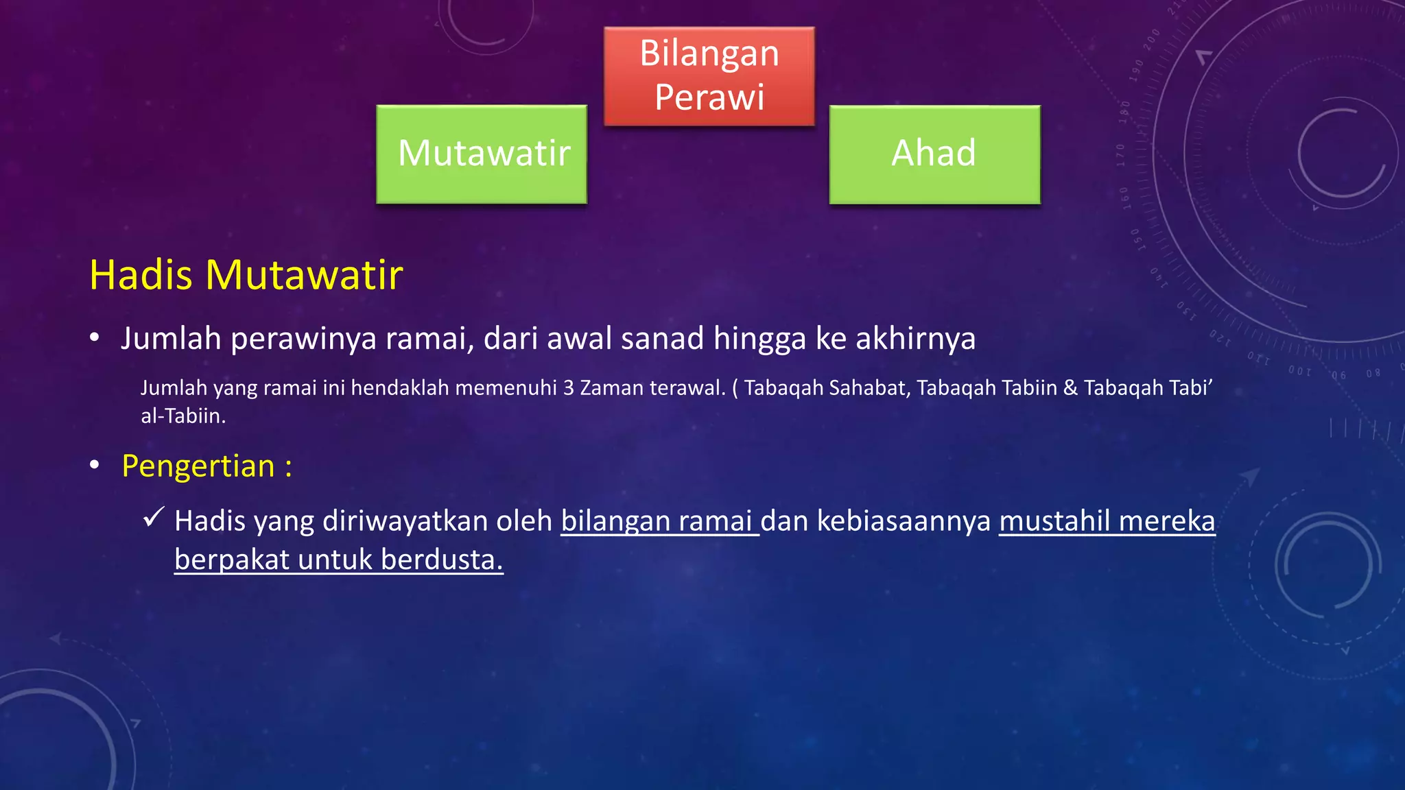 Ulum Hadis: Klasifikasi Hadis | PPTX