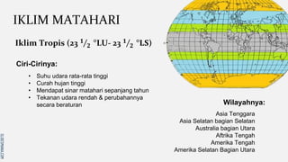 JENIS JENIS IKLIM DI DUNIA. Ada iklim matahari, fisis, dan menurut para ...