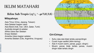 JENIS JENIS IKLIM DI DUNIA. Ada iklim matahari, fisis, dan menurut para ...