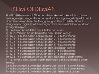 Klasifikasi iklim dan cara menentukannya | PPT