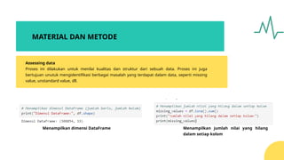 Klasifikasi pada Prediksi Risiko Penyakit Kardiovaskular Menggunakan ...