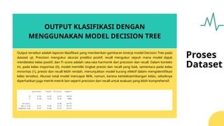 Klasifikasi pada Prediksi Risiko Penyakit Kardiovaskular Menggunakan Metode Decision Tree dan K ...