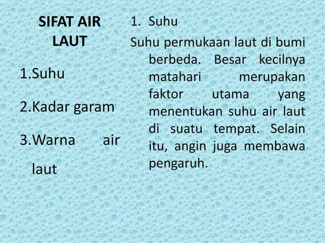 Klasifikasi laut 2 | PPT