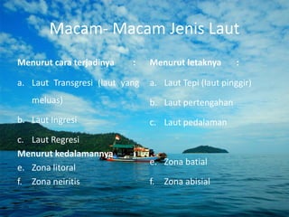 Klasifikasi laut 2 | PPT