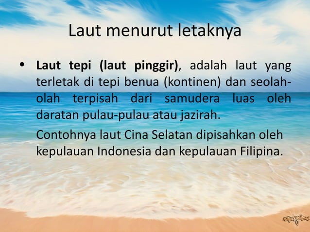 Klasifikasi laut 2 | PPT