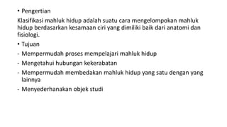 Klasifikasi Mahluk Hidup.pptx