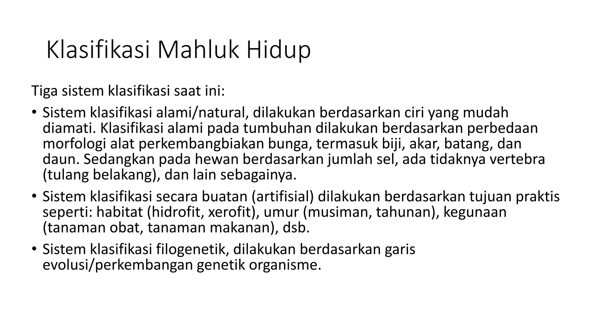 KLASIFIKASI MAHLUK HIDUP Presentasi kelas 10.pdf