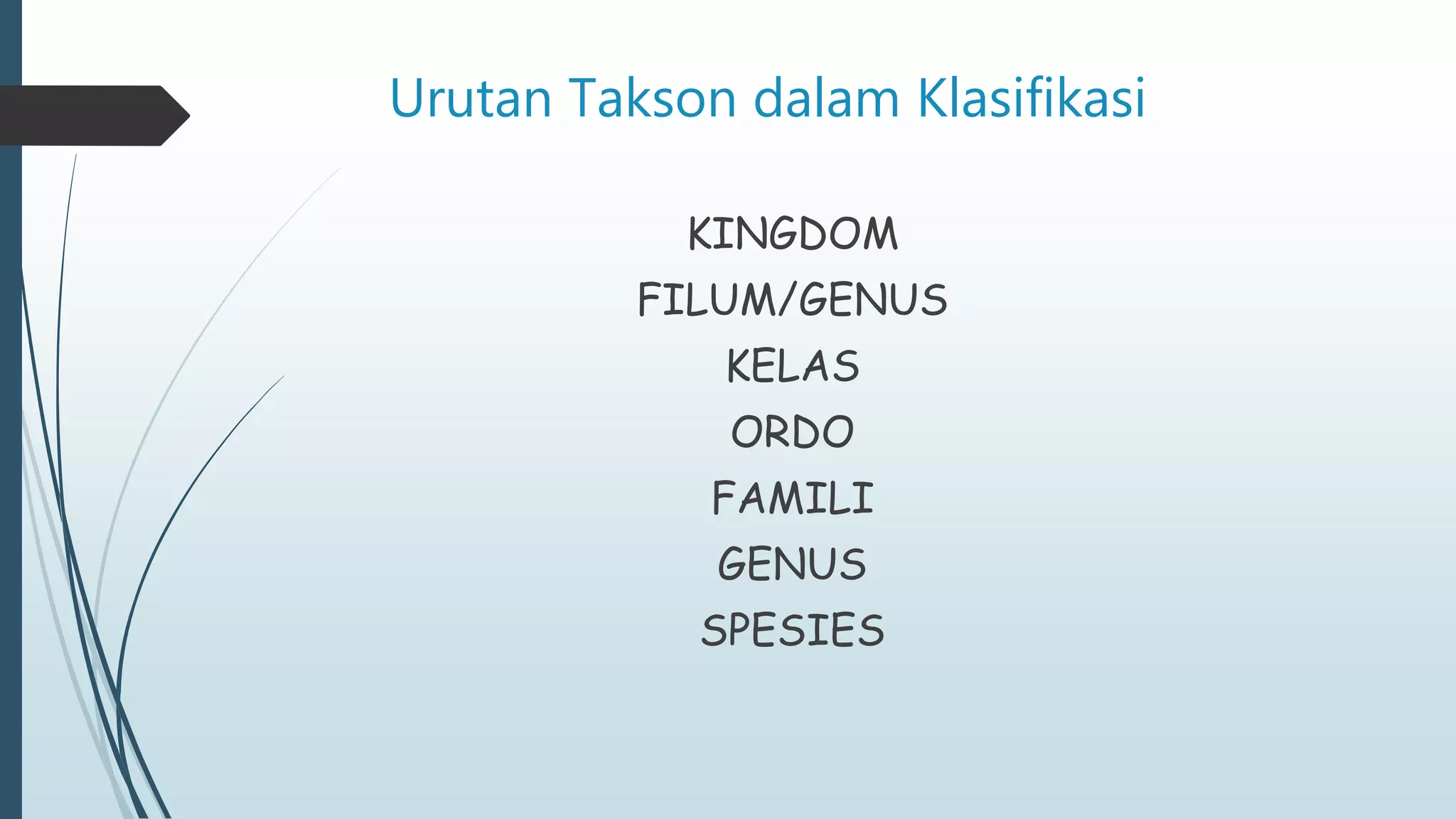 Klasifikasi makhluk hidup | PPTX