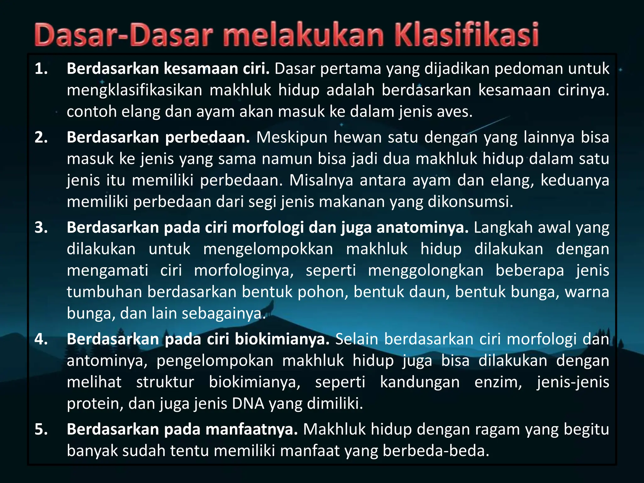 Klasifikasi Makhluk hidup Kelas X biologi | PPTX