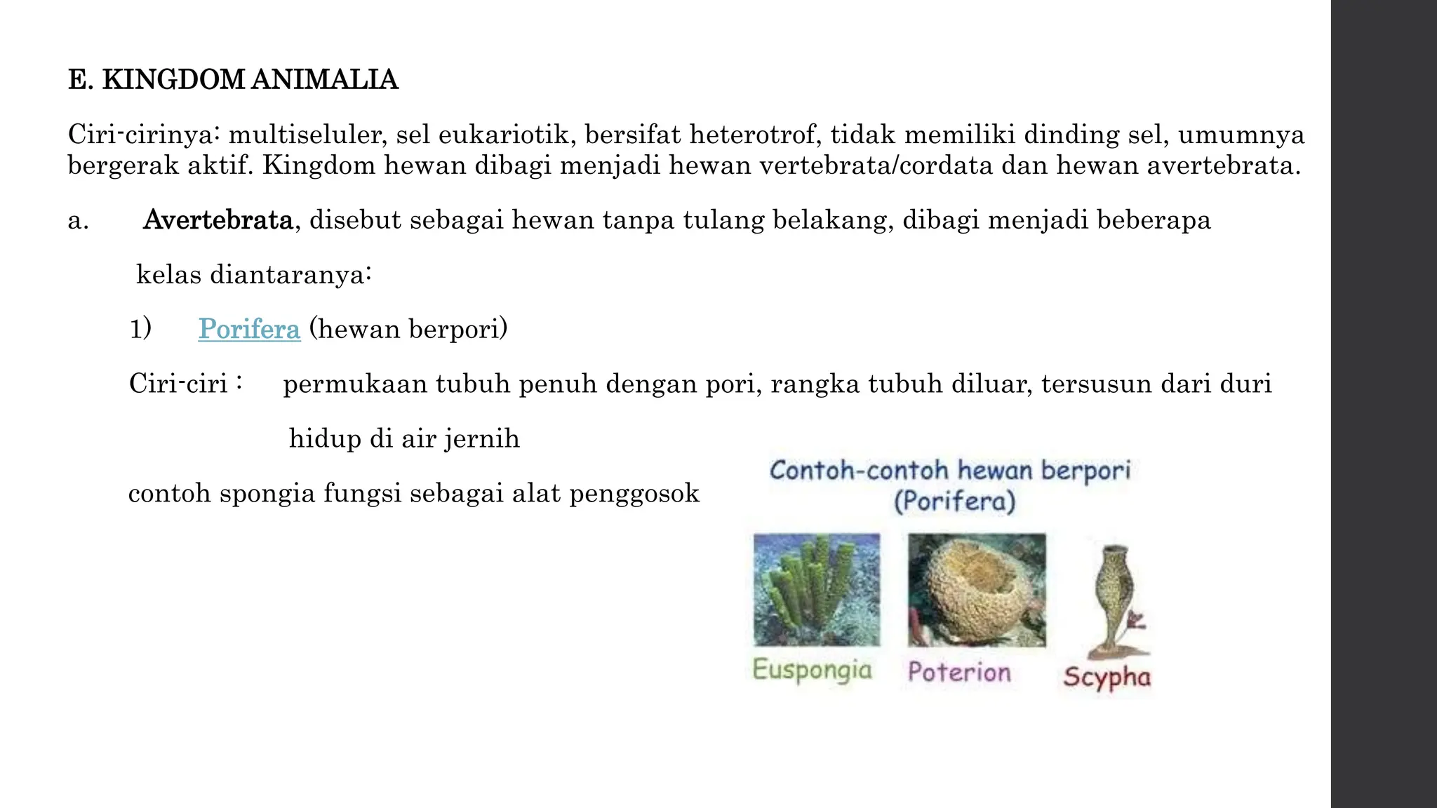 KLASIFIKASI MAKHLUK HIDUP kelas 7 kurikulum merdeka | PPTX