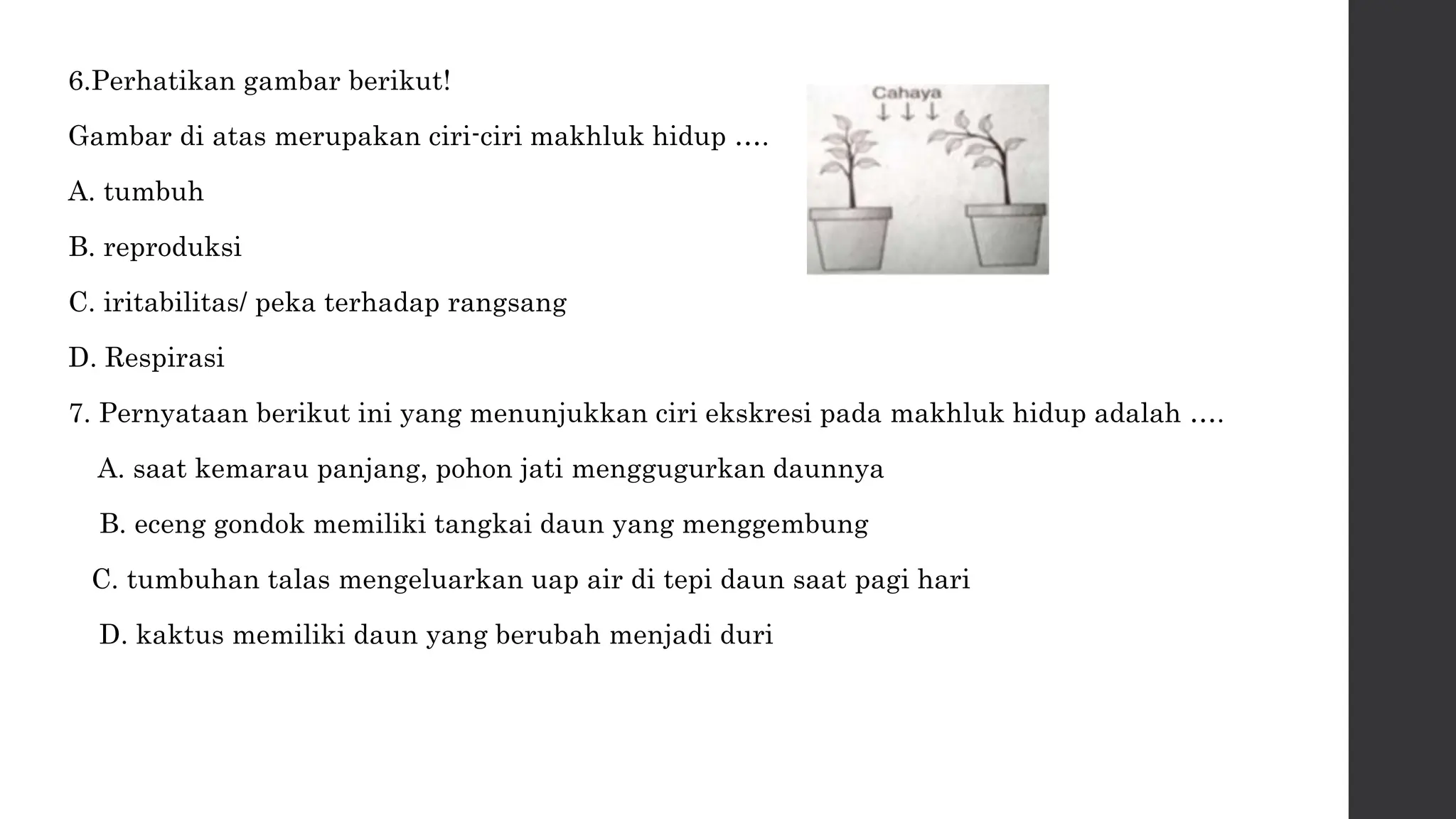 KLASIFIKASI MAKHLUK HIDUP kelas 7 kurikulum merdeka | PPTX