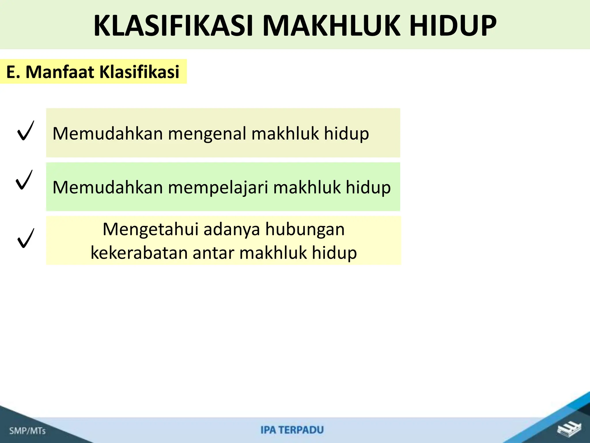 Klasifikasi Makhluk Hidup Kelas VII Kumer.ppt