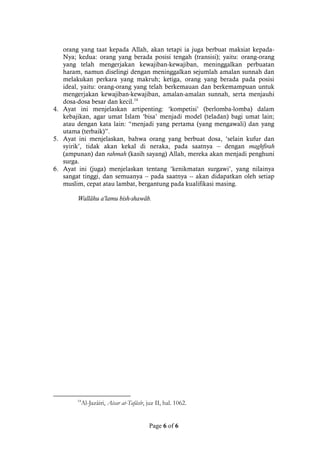 Klasifikasi orang islam 01 | PDF