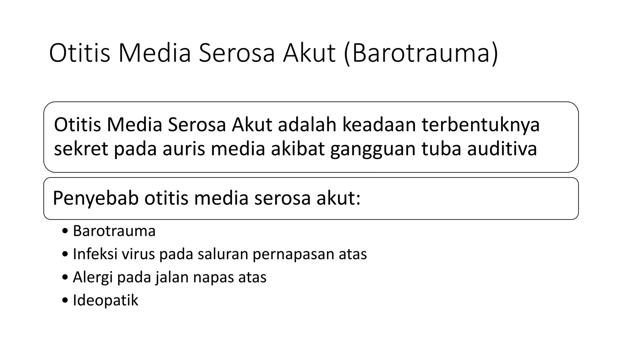 Klasifikasi otitis media | PPTX