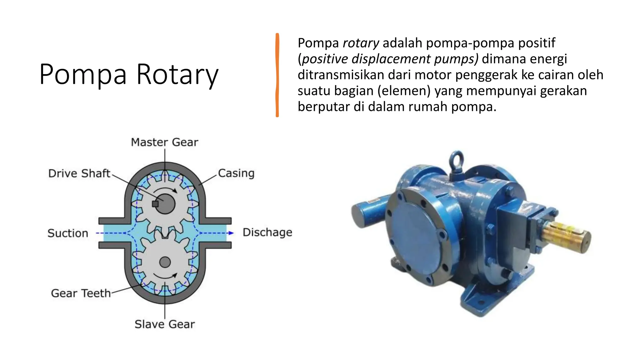 Klasifikasi jenis pompa berdasarkan cara kerjanya | PPTX