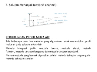 Klasifikasi profil aliran | PPTX