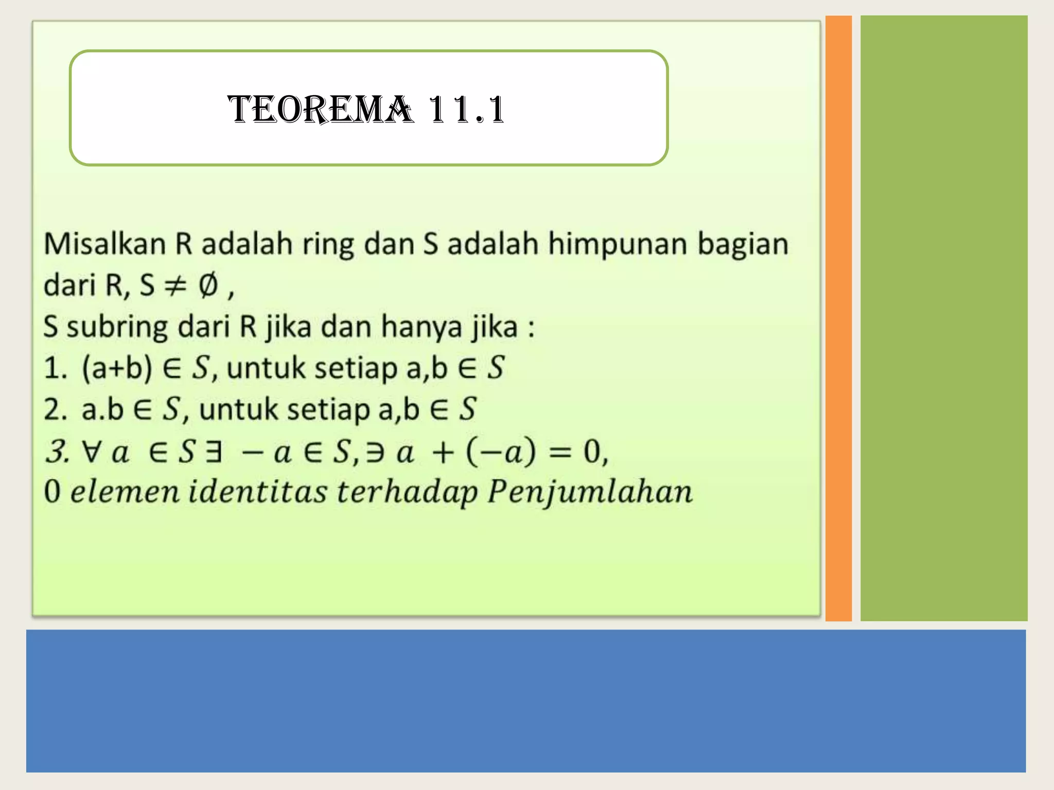 Klasifikasi ring 2 | PPTX