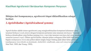 KLASIFIKASI SISTEM AGROFORESTRI SMK KEHUTANAN.pptx