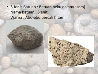 Klasifikasi struktur batuan beku | PPTX
