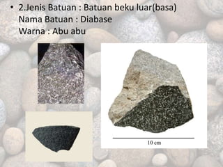 Klasifikasi struktur batuan beku | PPTX