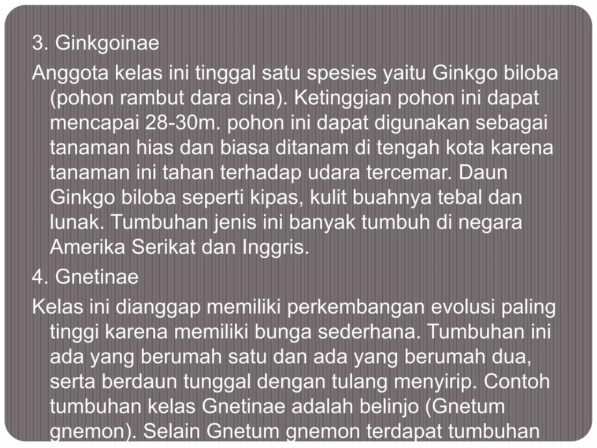 Klasifikasi tumbuhan | PPTX