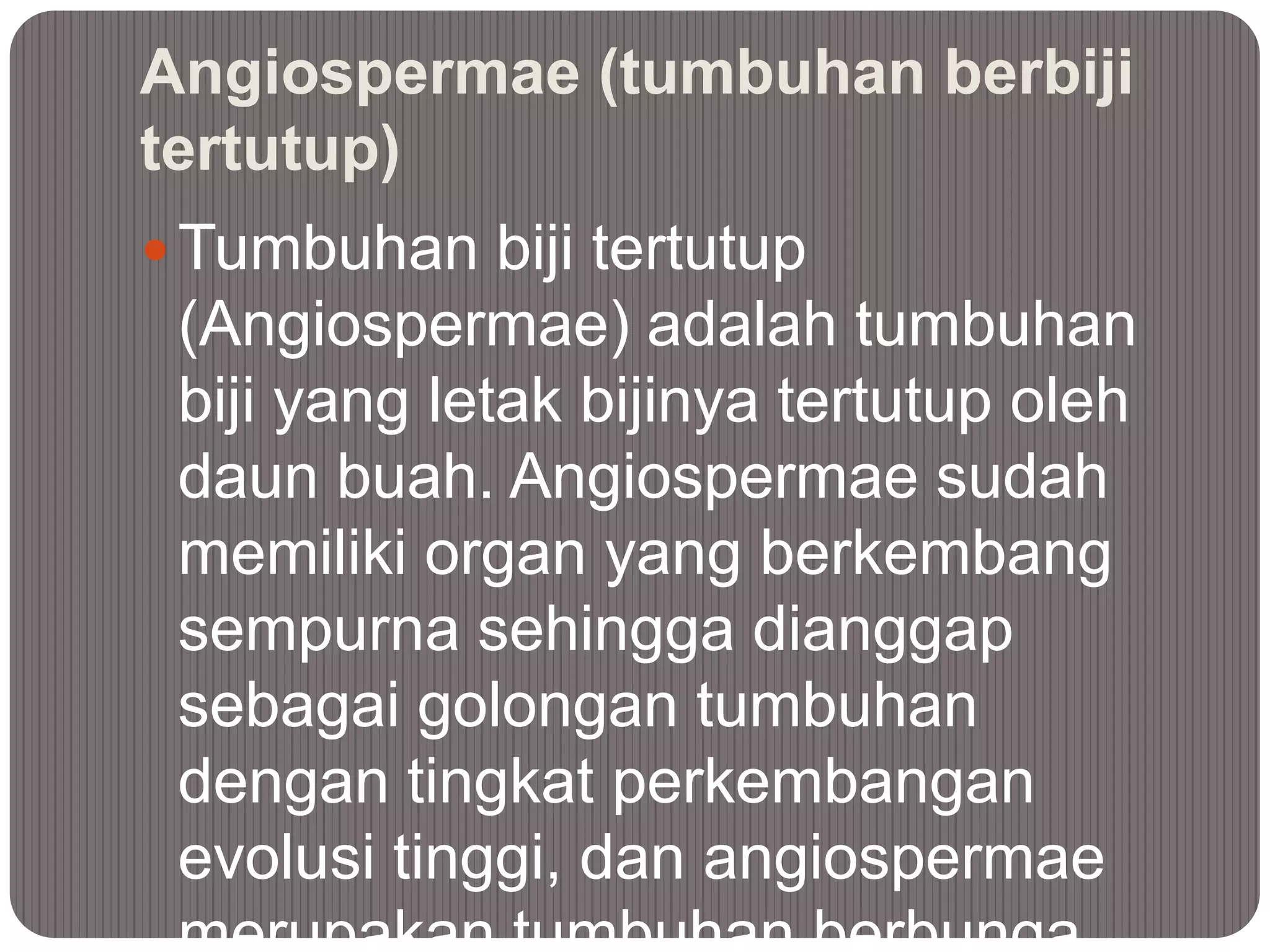 Klasifikasi tumbuhan | PPTX