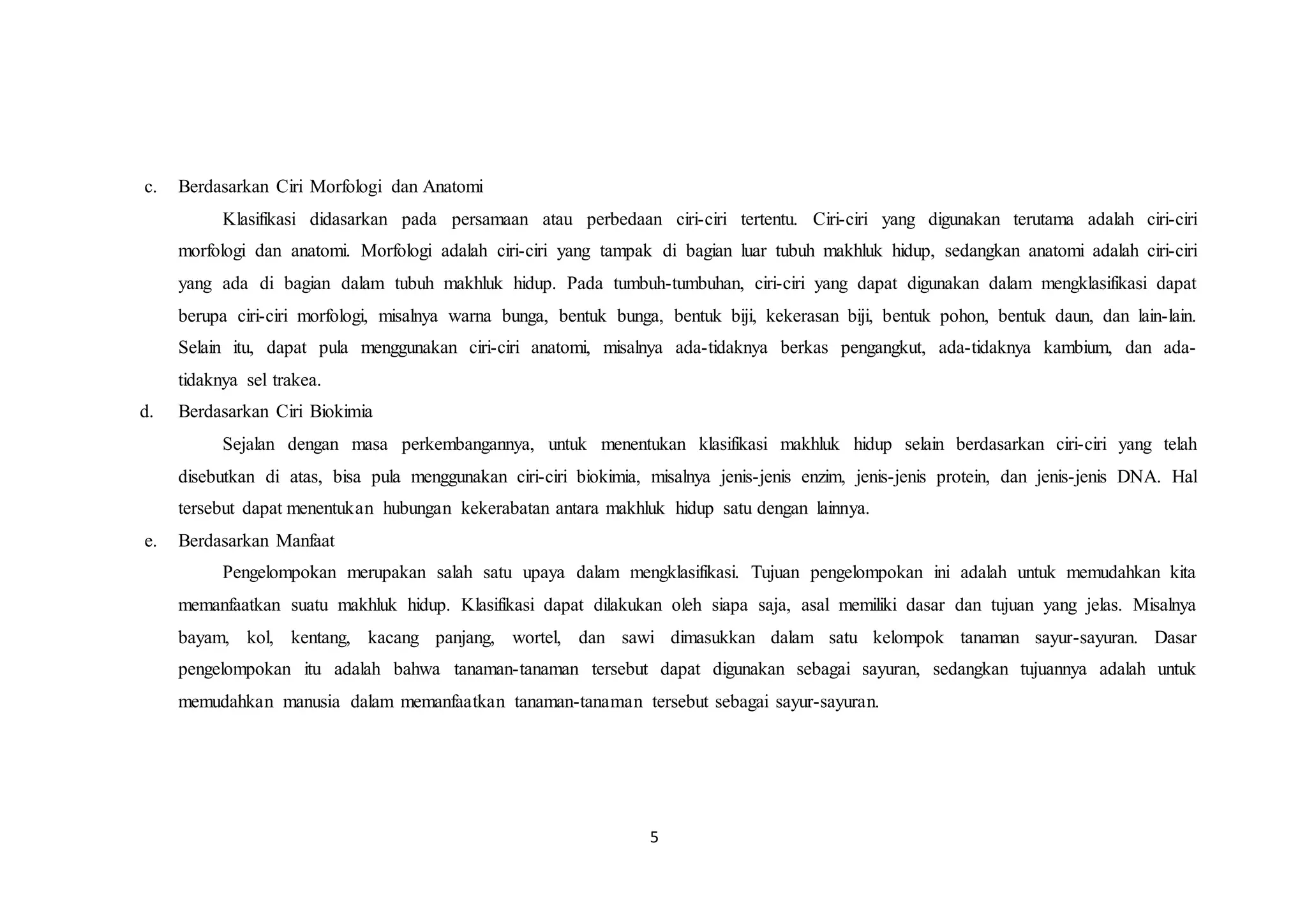 Klasifikasi tumbuhan | DOCX
