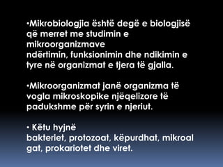 Klasifikimi i baktereve | PPSX