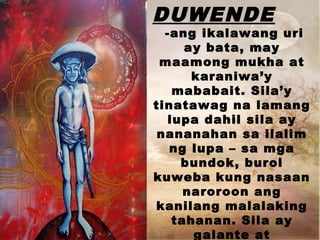 Klasipikasyon ng mga Mitolohikal na Nilalang sa Pilipinas | PPT