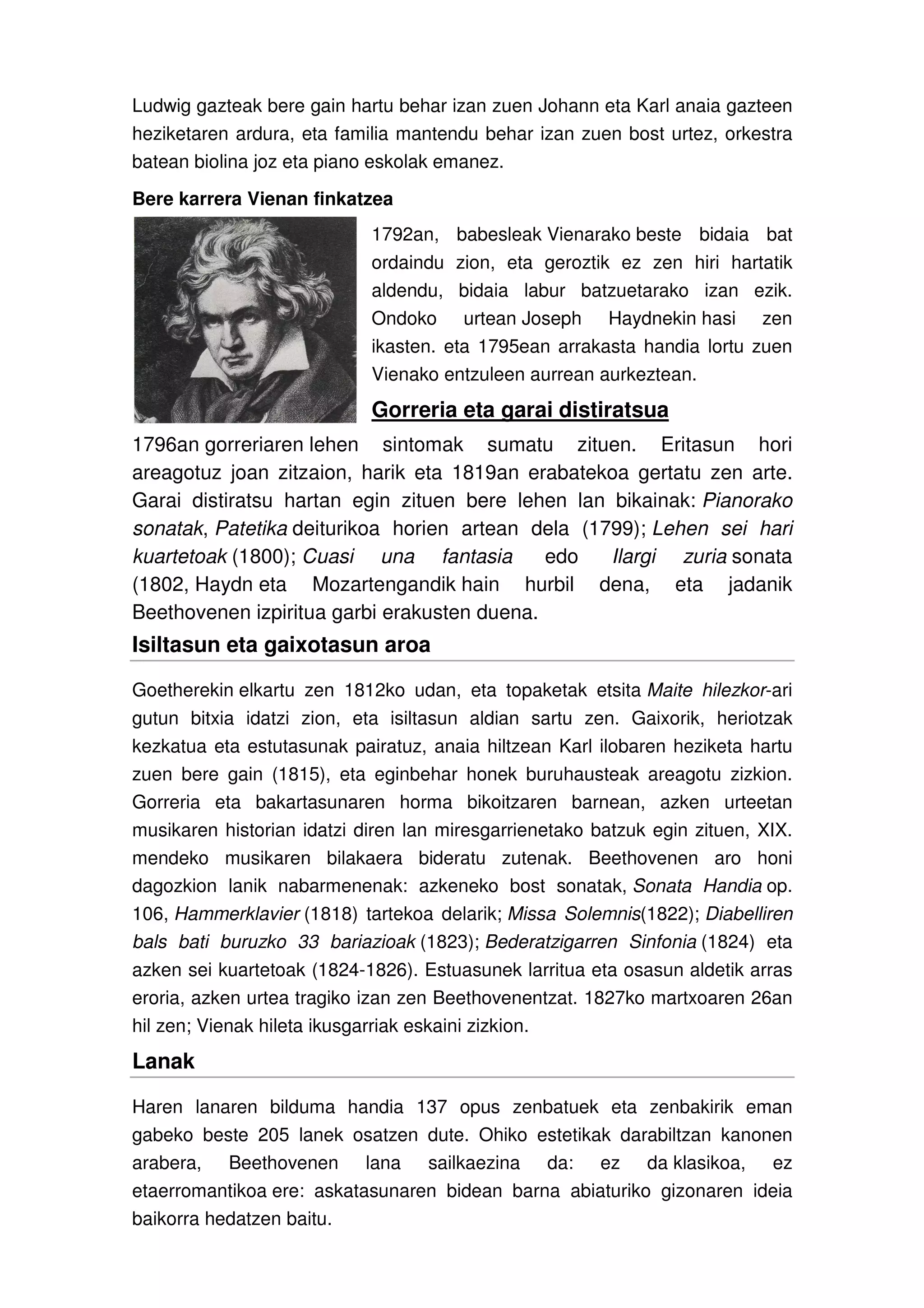 Klasizismoko konposagileak | PDF