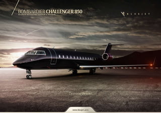 CHALLENGER 850 14 SEATS FOR LONG RANGE FLIGHTS | PPT