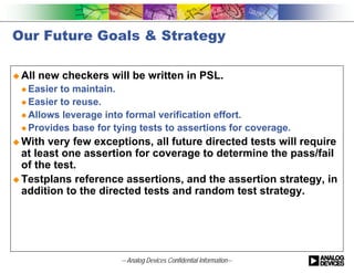 Using PSL for Assertions and Coverage at Analog Devices | PPT