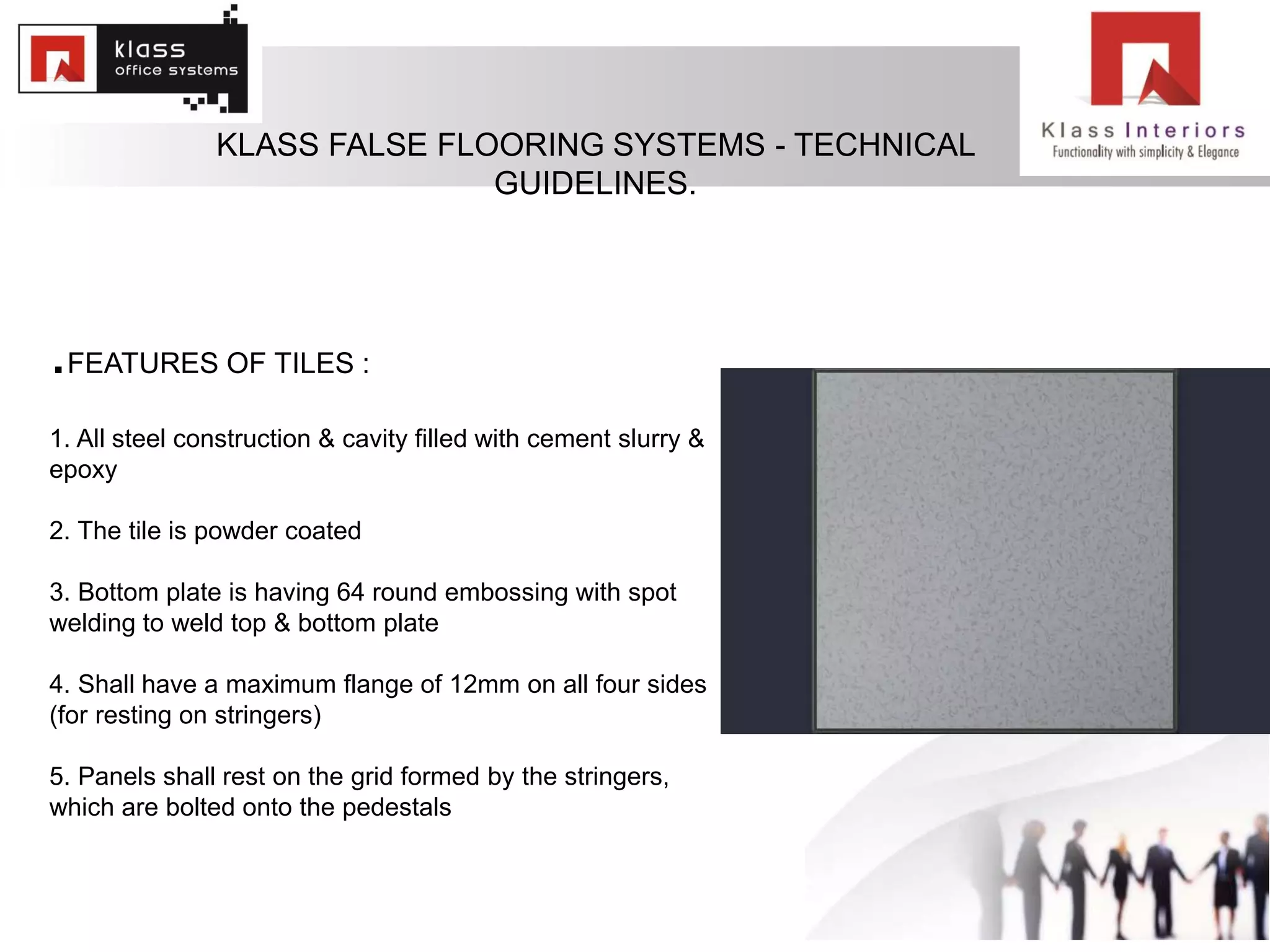 Klass false Flooring Systems A 2020 | PPTX
