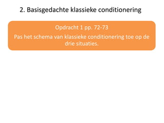 Klassieke conditionering | PPTX