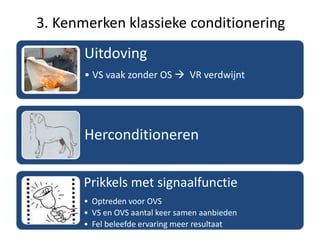 Klassieke conditionering | PPTX