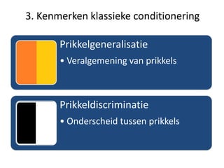 Klassieke conditionering | PPTX