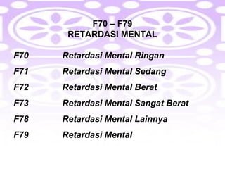 Klassifikasi ggn. jiwa | PPT