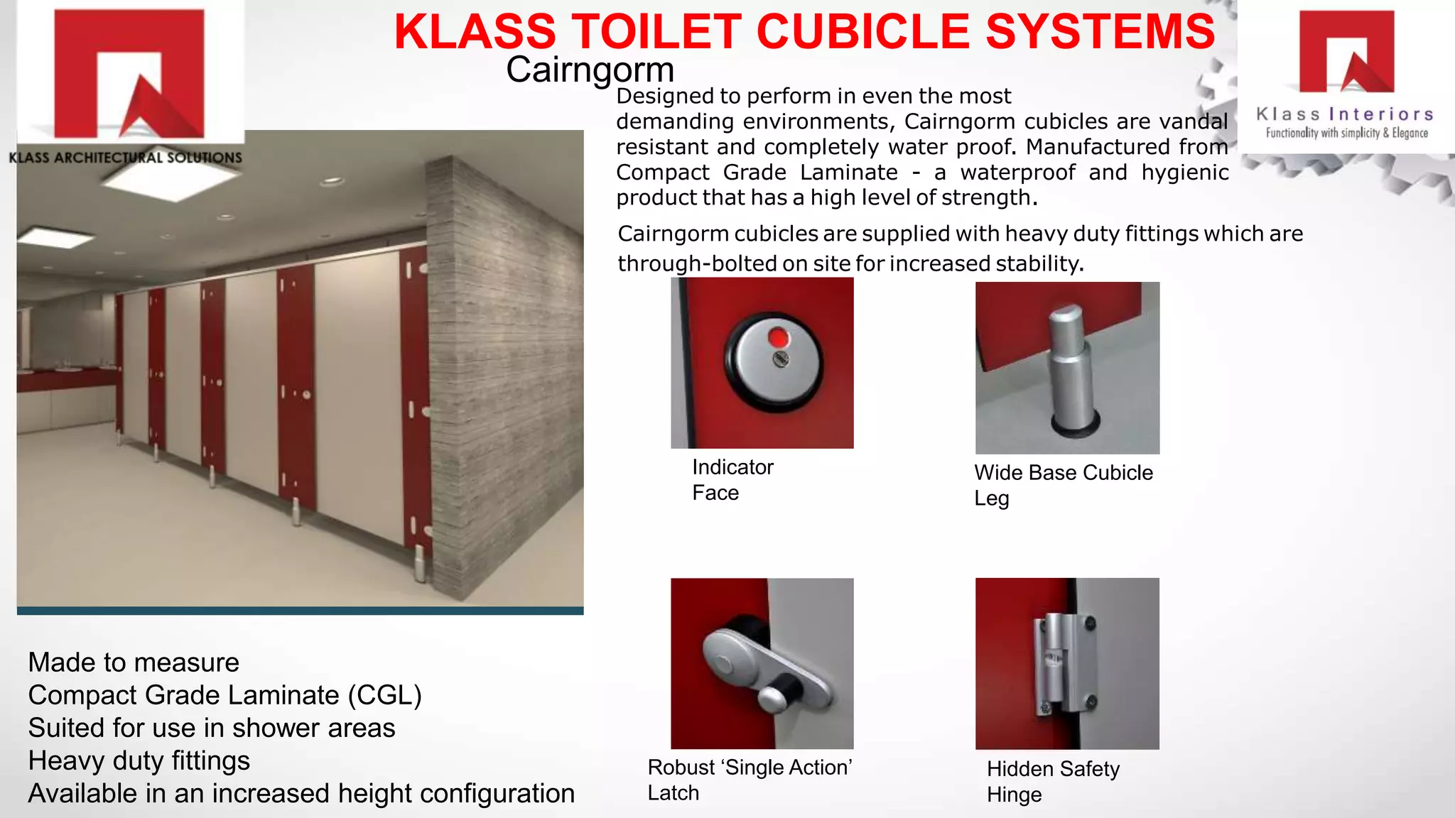 Klass toilet cubicle systems new design | PPTX