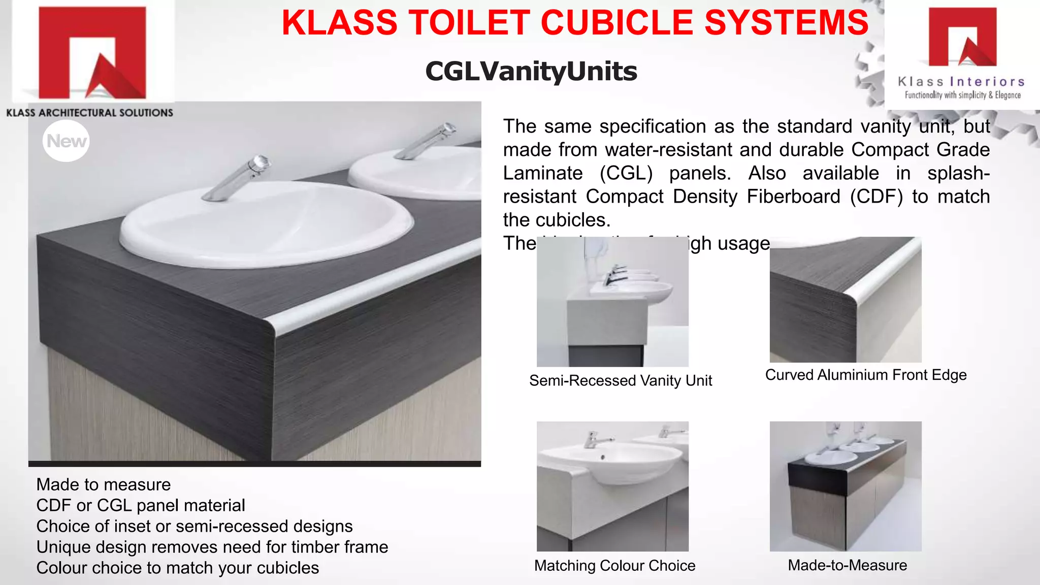 Klass toilet cubicle systems new design | PPTX