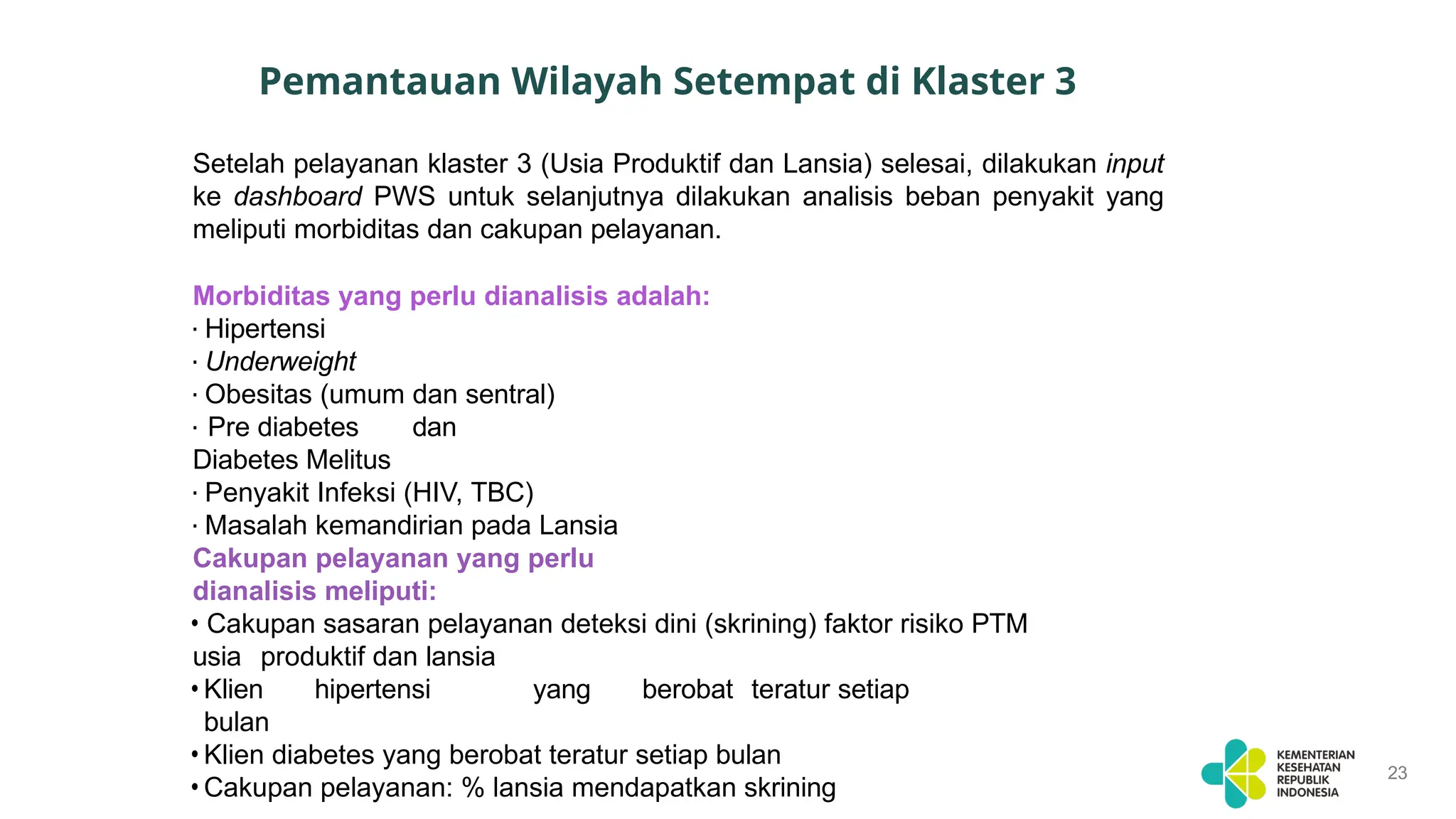 Klaster 3 Pelayanan Kesehatan Uspro dan Lansia ilp.pptx