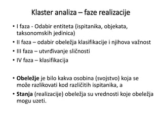 Klaster analiza | PPTX