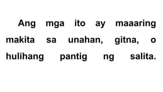 Klaster o kambal katinig | PPTX