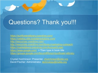 KLA Sunflower eLibrary 2017 | PPT